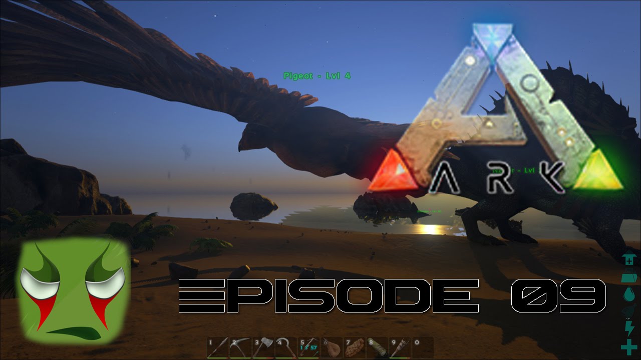 Ark Survival Evolved - Taming An Argentavis - [#09] (720p/60Fps) - YouTube