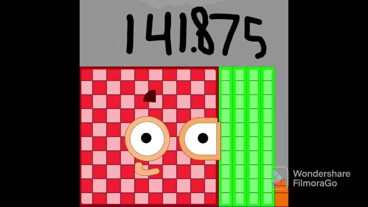 Numberblocks band eighths 113 - YouTube