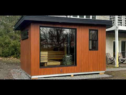 Tour This 8'x12' Off-Grid Home Sauna - Backyard Sauna Tours #2