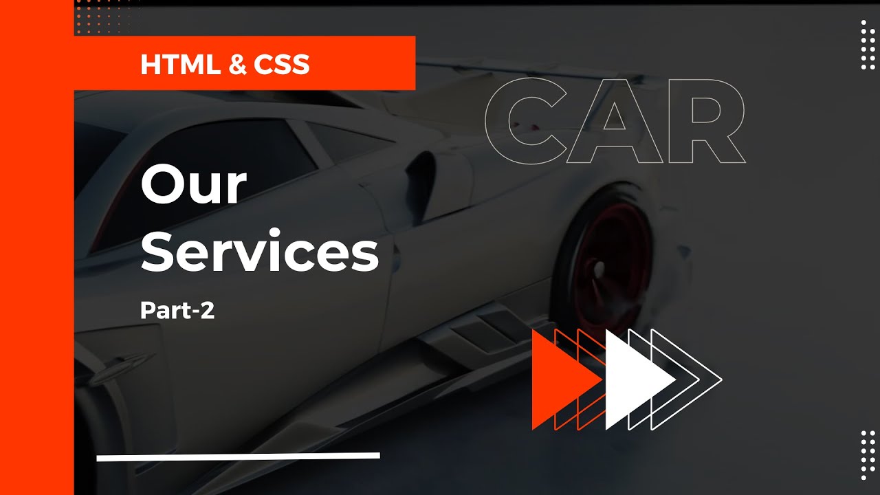 Our Services Part-2 | Building a Car Website from Scratch | HTML, CSS ...
