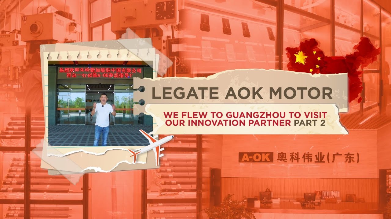WE FLEW TO GUANGZHOU to meet our innovation partner pt.2-AOK Motor ...