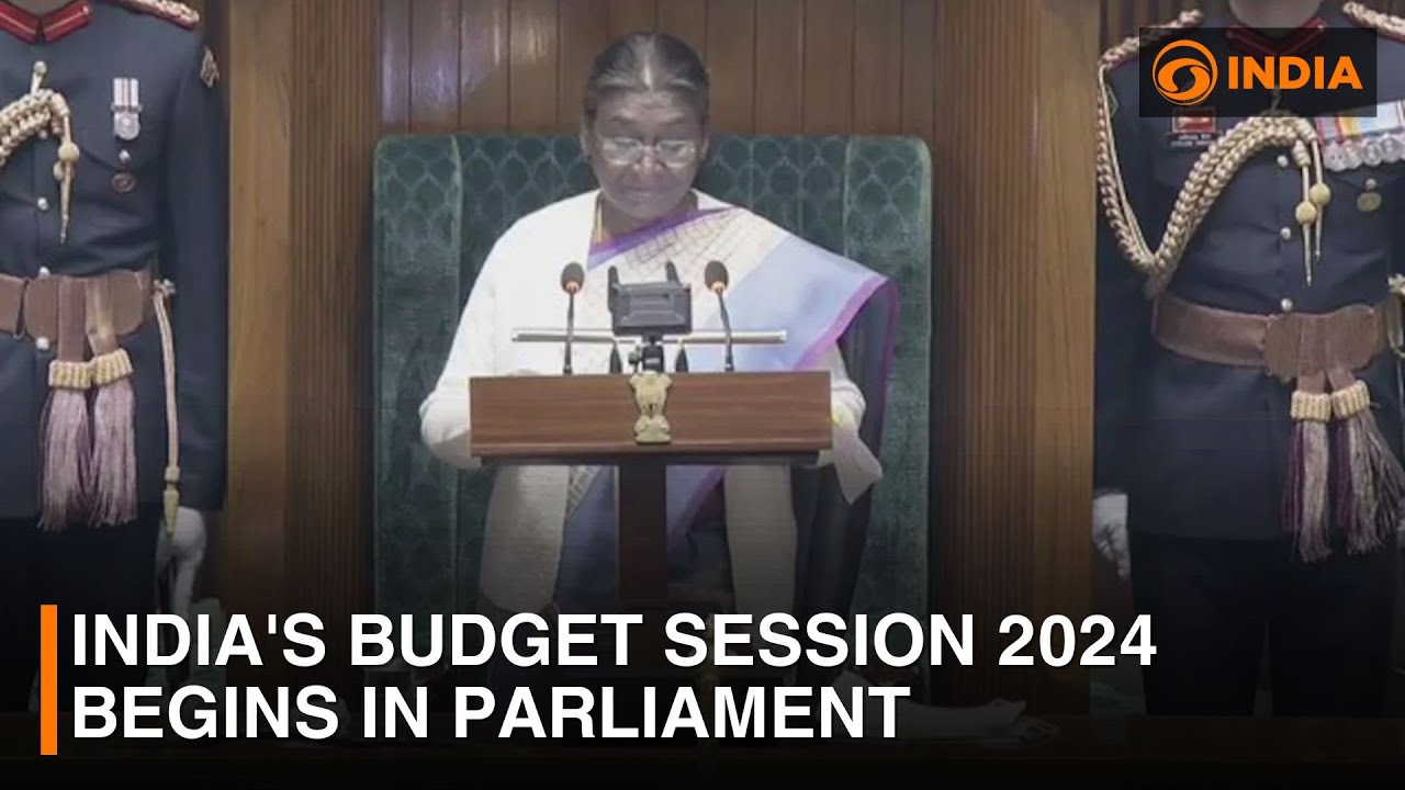 India's Budget Session 2024 begins in Parliament | DD India News Hour ...