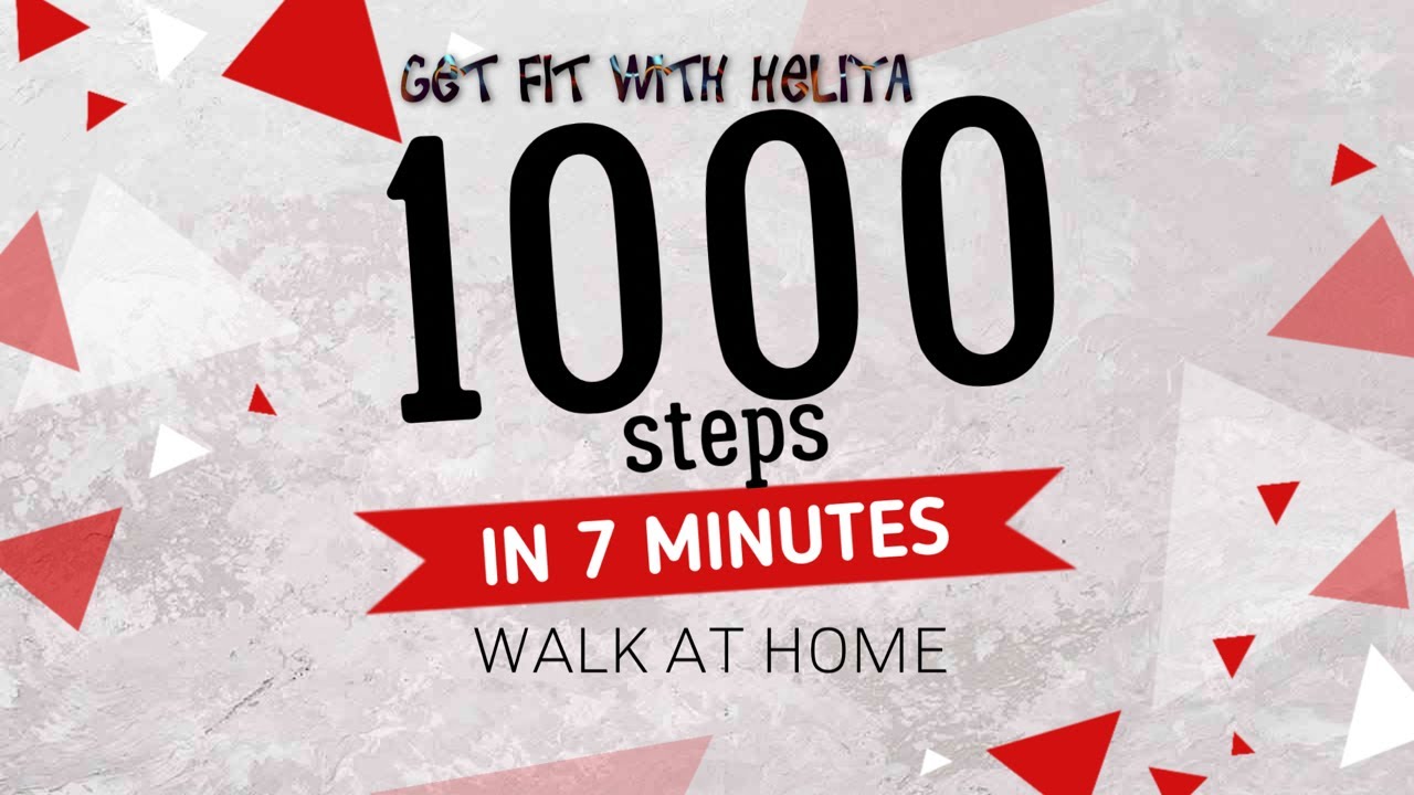 1000 steps | 10 Minute Power Walking Workout | Steps at home/1000 Steps ...