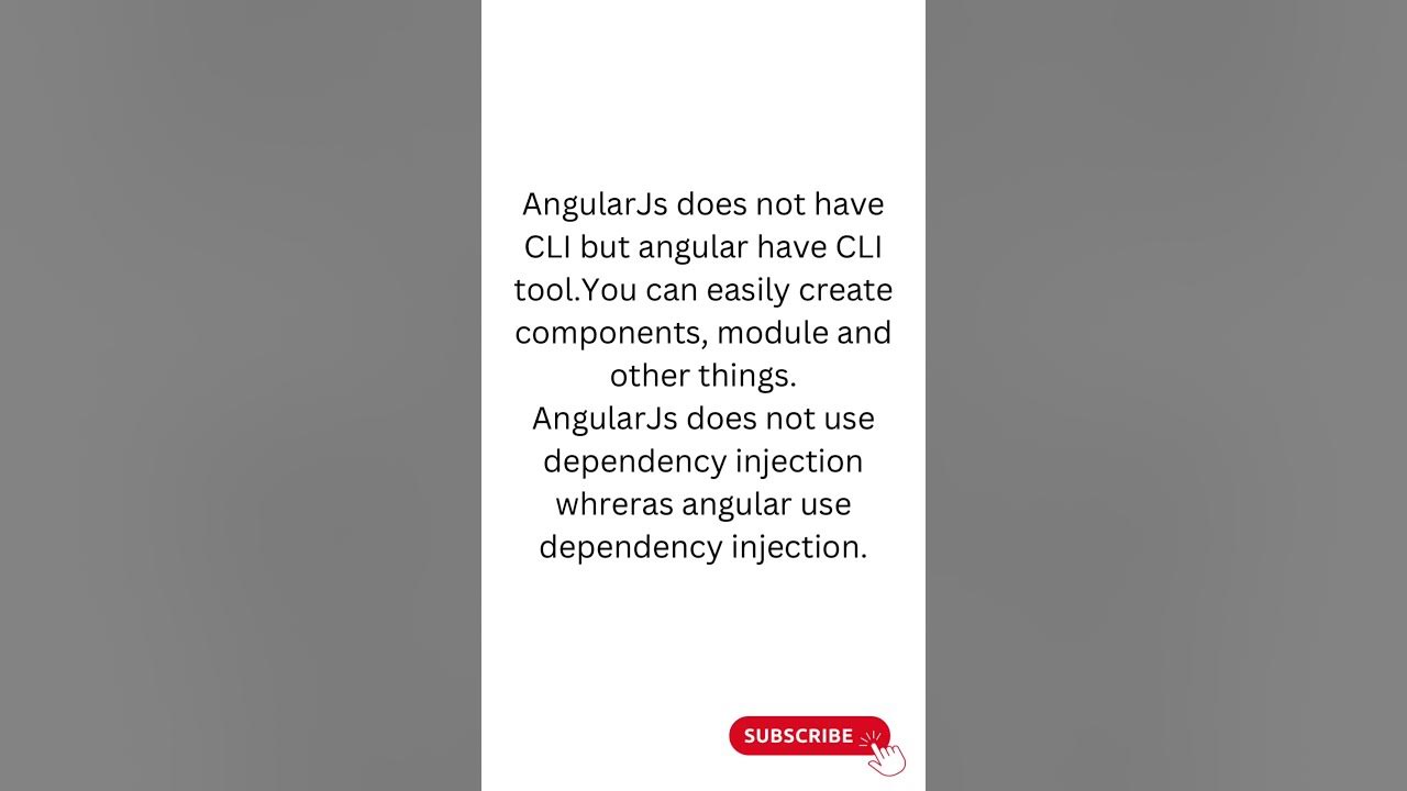Difference between Angular and AngularJs ? #angular #coding #development - YouTube