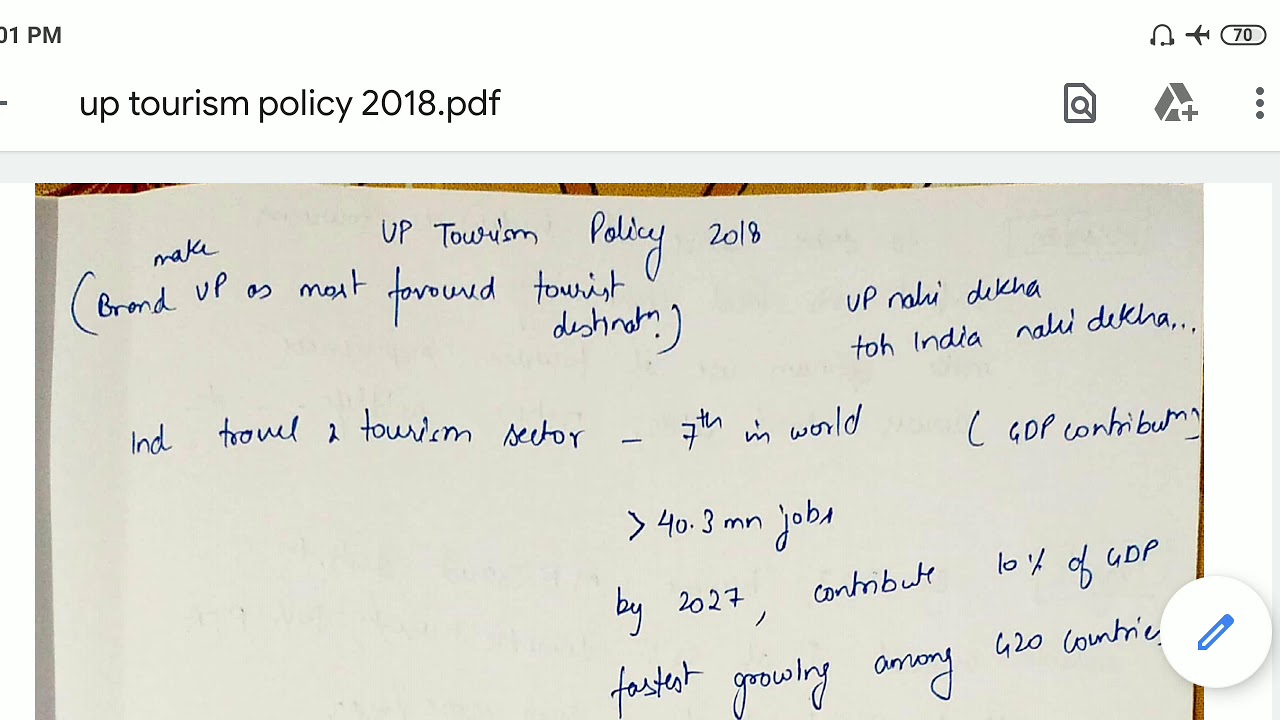 UP Tourism Policy in 10 minutes - YouTube