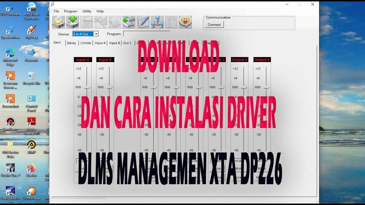 CARA INSTAL DAN DOWNLOAD APLIKASI MANAGEMEN XTA DP226 KE KOMPUTER - YouTube