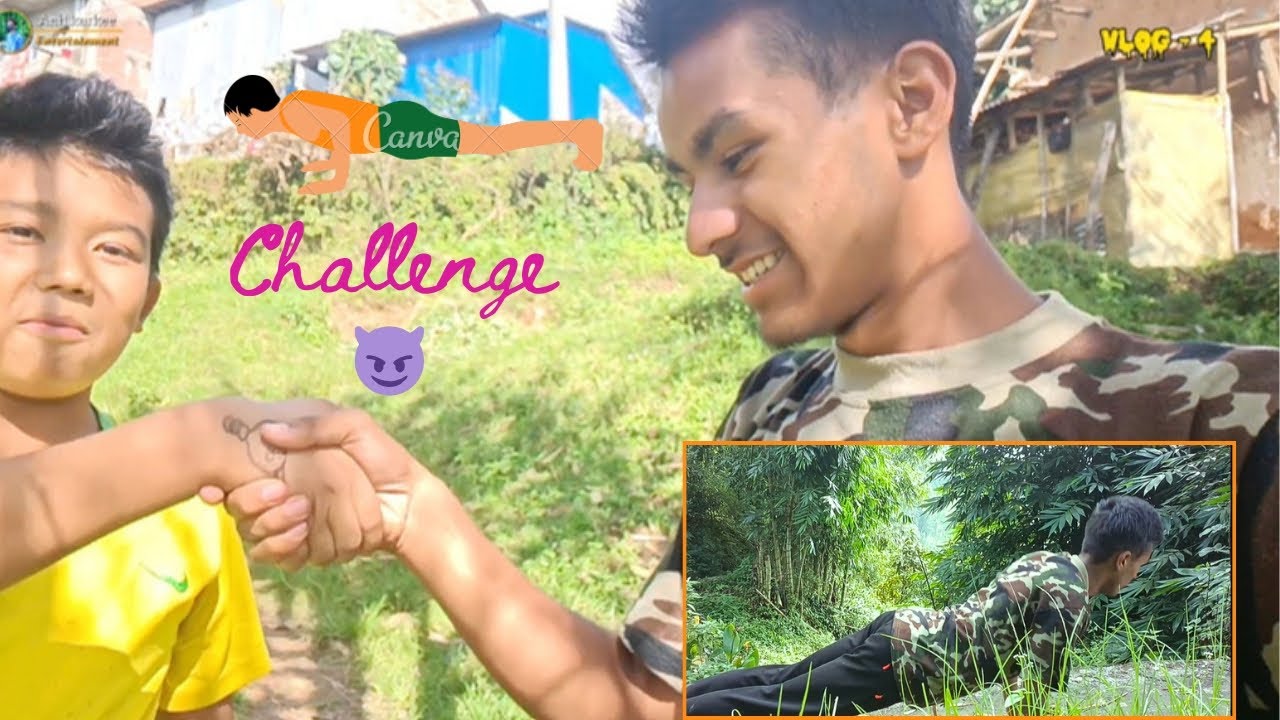 A little boy challenge me for pushup🤣💪/ Vlog with Anil / going to vlog ...