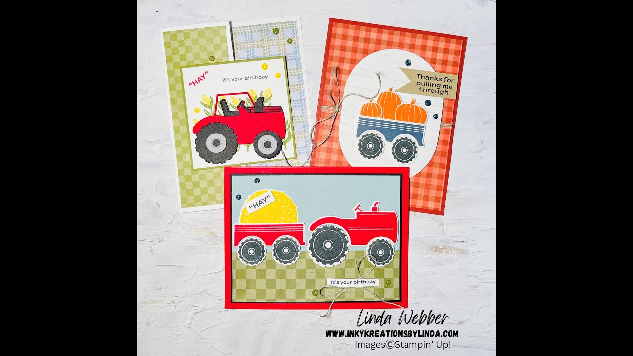 Stampin' Up! Tractor & Co Card Kit - YouTube