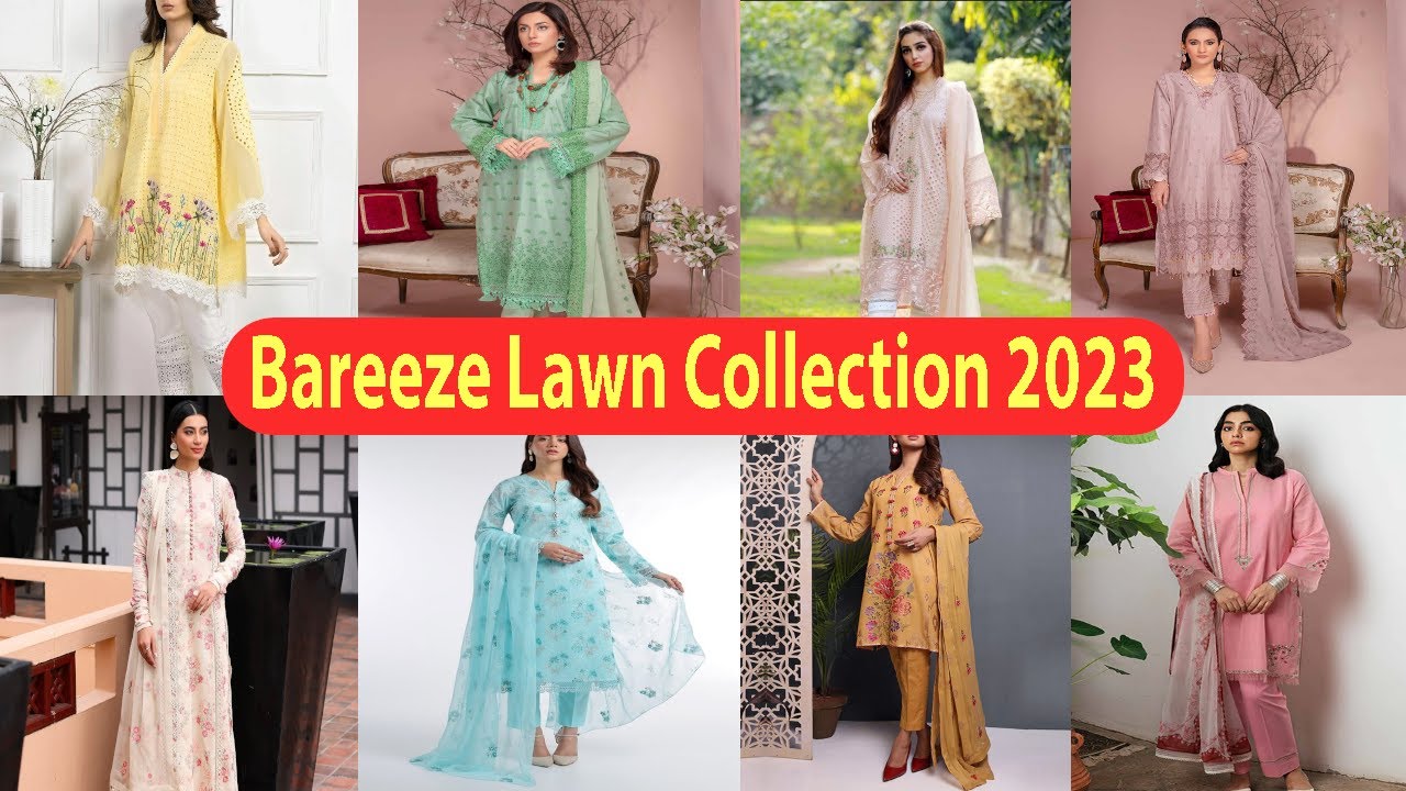 Bareeze new Collection | Bareeze Lawn Collection 2023 - YouTube