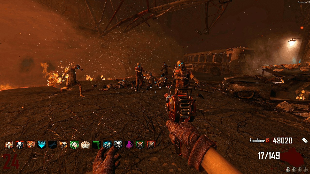 BLACK OPS 2 ZOMBIES: POWER GAMEPLAY WITH 15 PERKS (NO COMMENTARY) - YouTube