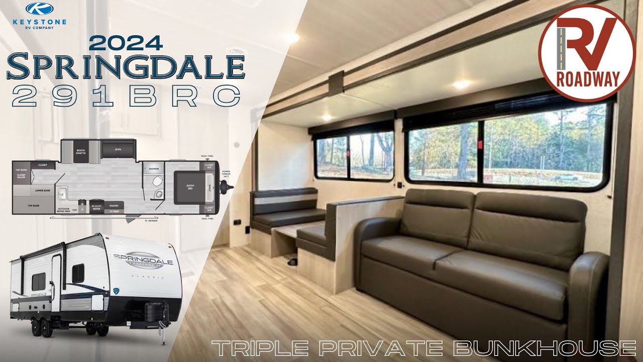 New 2024 Keystone RV Springdale Classic 291BRC - YouTube