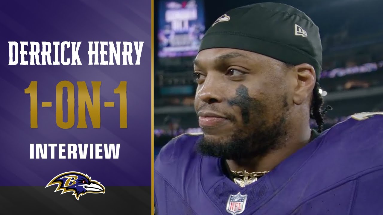1-on-1: Derrick Henry Reacts to AFC North Title and Explains TD Dance ...