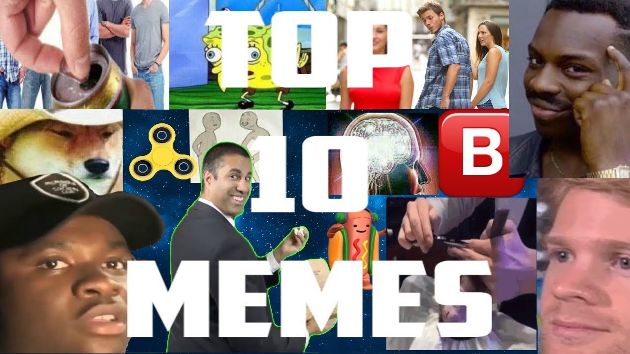 TOP 10 MEMES OF 2017 - YouTube