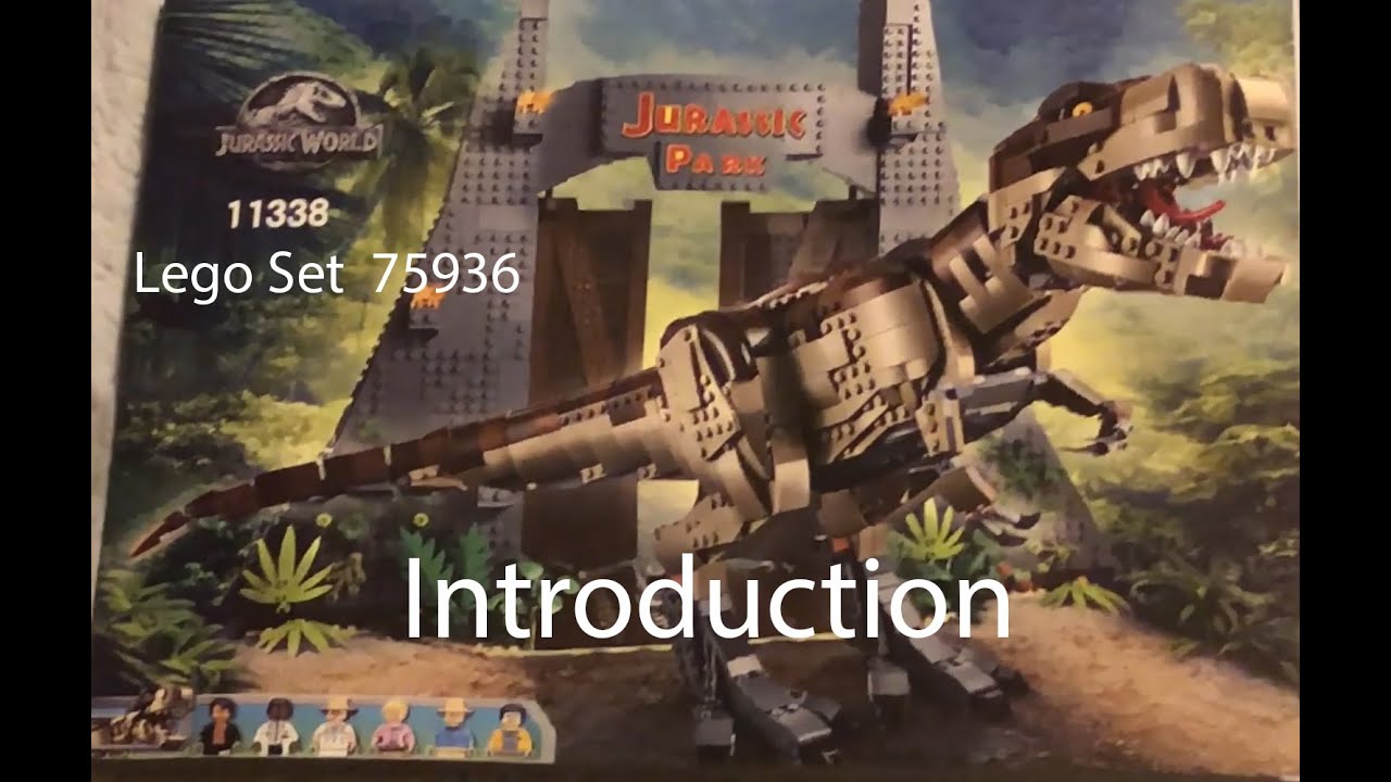 Jurassic Park T Rex Rampage Lego Set 75939 Clone Introduction - YouTube
