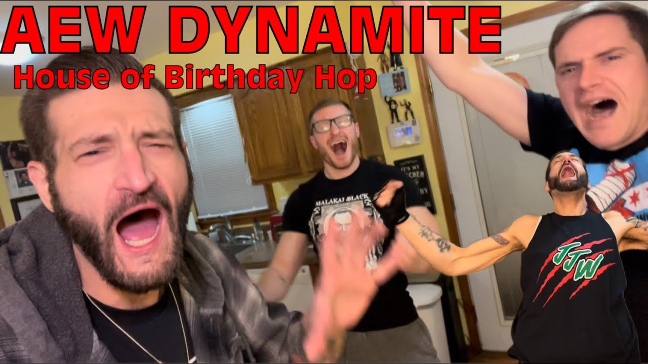 AEW DYNAMITE Birthday party with the boys - YouTube