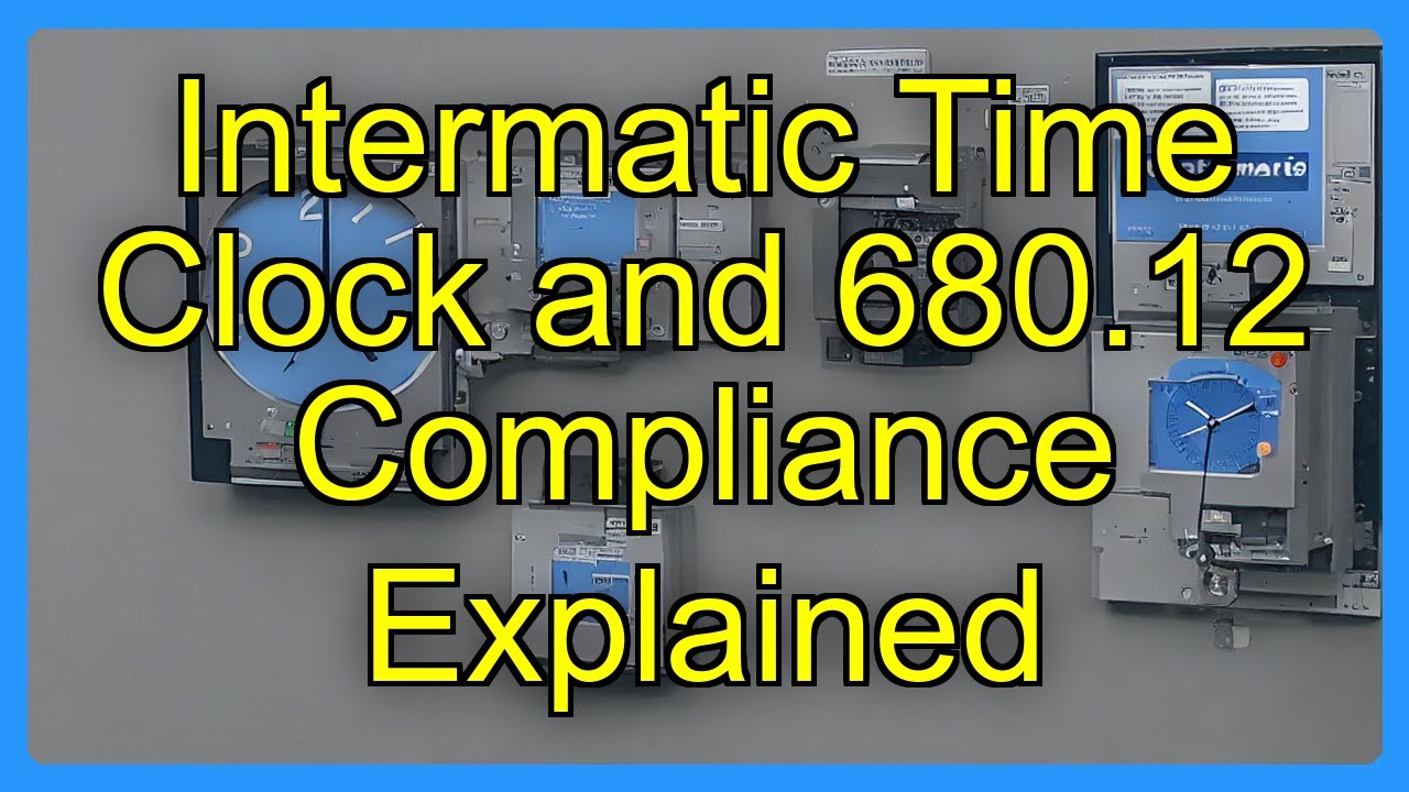 Intermatic Time Clock and 680.12 Compliance Explained - YouTube