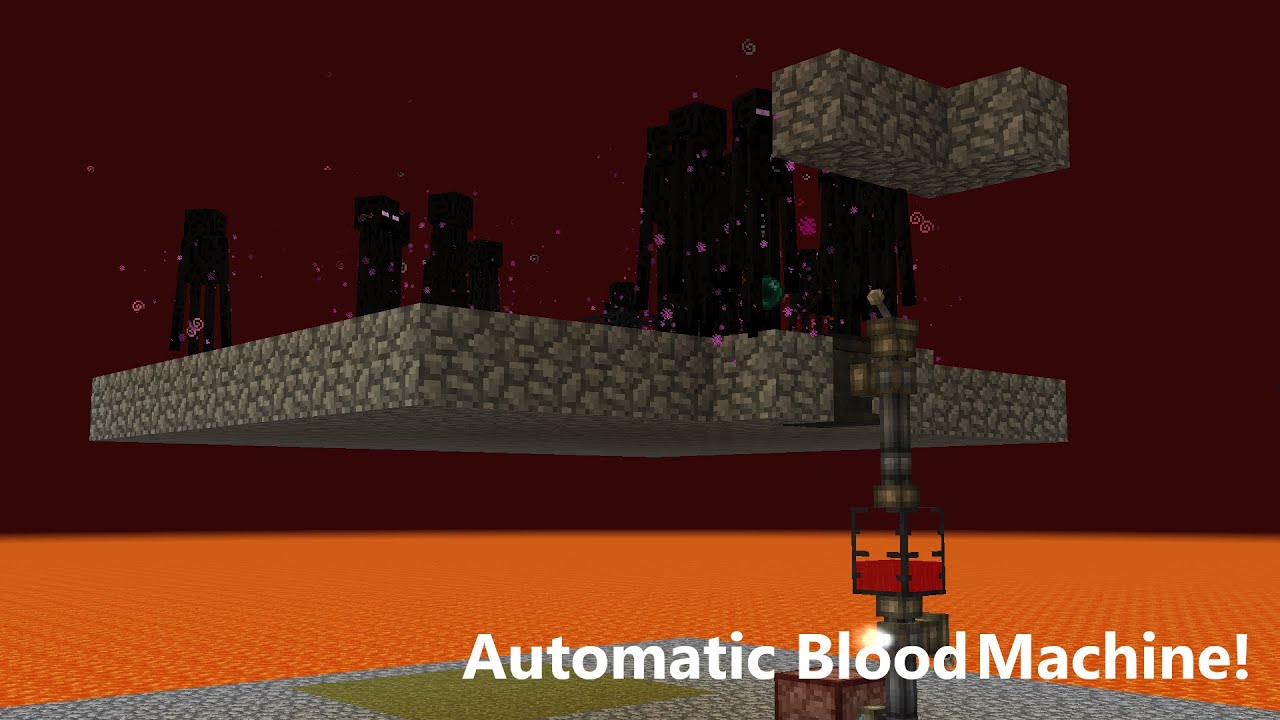 Volcano Block Blood Automatic Machine - YouTube
