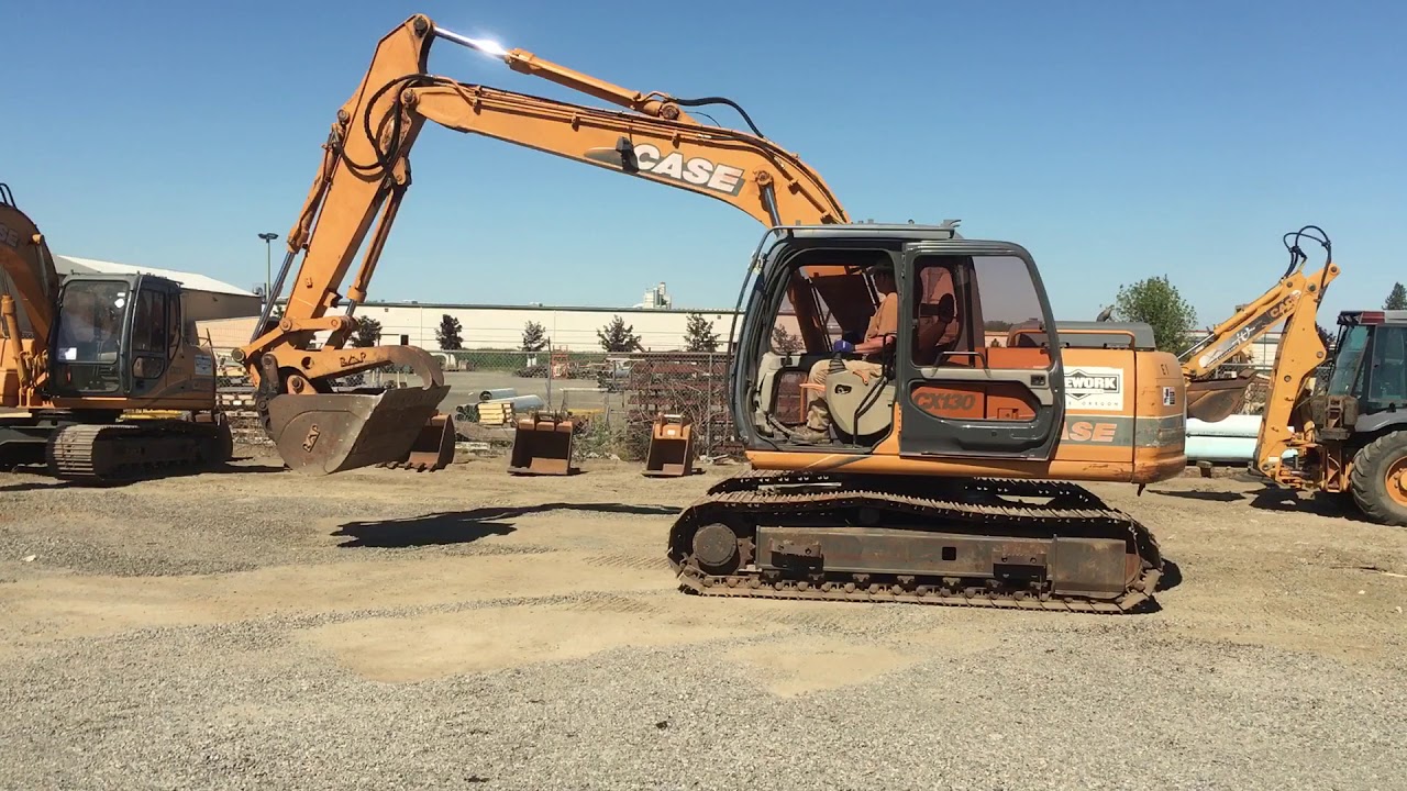 Lot #2 Case CX130 Excavator - YouTube