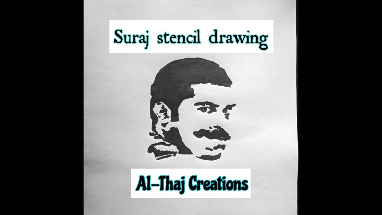 Suraj (Dhashamoolam dhamu)stencil drawing image🤩 - YouTube