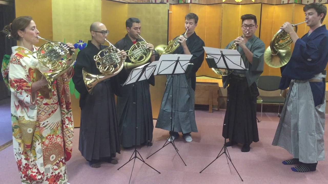 Kimono Horns at the Pacific Music Festival! - YouTube