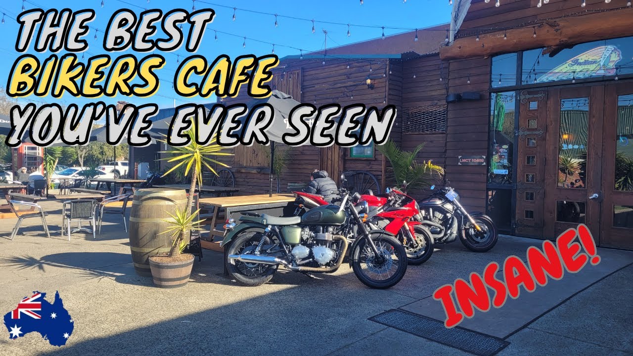 Harley Ride to The Best Motorcycle Cafe Ever! - YouTube