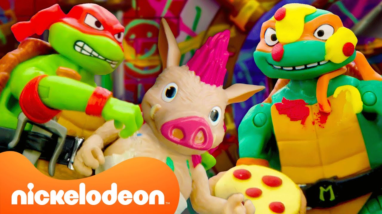 TMNT Mutant Mayhem | Ninja Turtles passen auf BABY-Mutanten auf ...