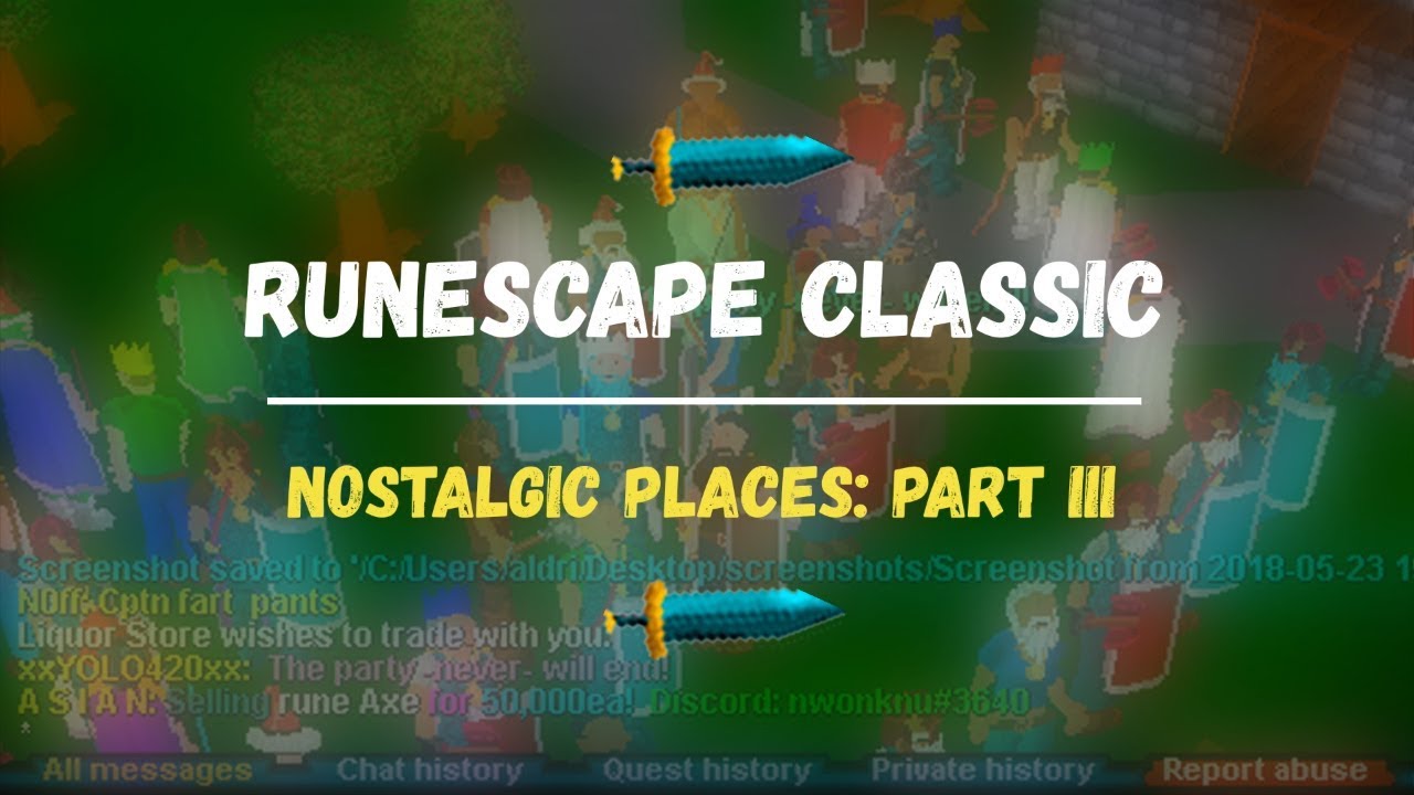 Runescape Classic Nostalgic Places - Part Three - YouTube