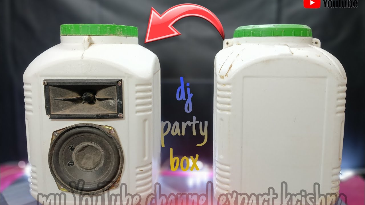 How to make dj party box banay ghar par || how to make electronic ...