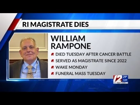 RI Superior Court magistrate passes away - YouTube