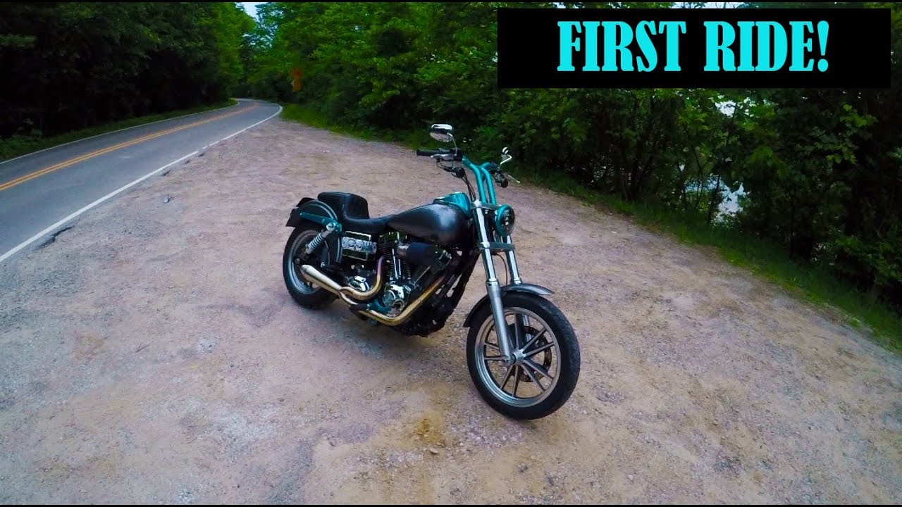 Letting The Power Of The Dyna Take Over! "First" Ride On The Dyna ...