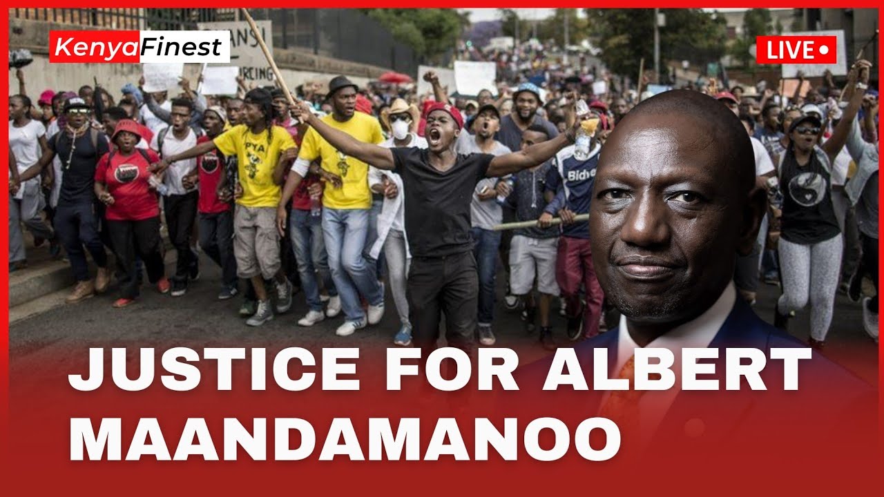 LIVE!! MAANDAMANO IN NAIROBI CBD | JUSTICE FOR ALBERT MAANDAMANO - YouTube