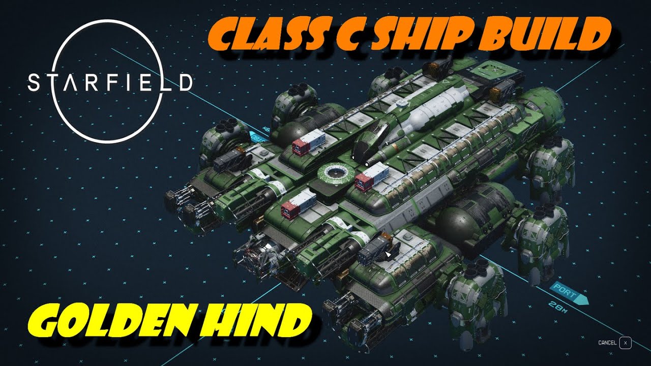 Starfield Ship Building: My Second Class C Ship - YouTube
