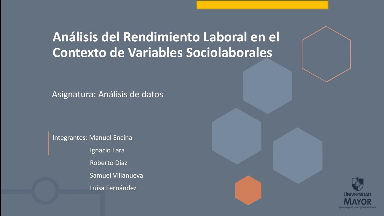 Análisis del Rendimiento Laboral en el Contexto de Variables ...