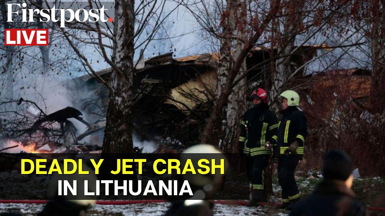 LIVE: Firefighters Battle Blaze After Jet Crashes Into Residential ...