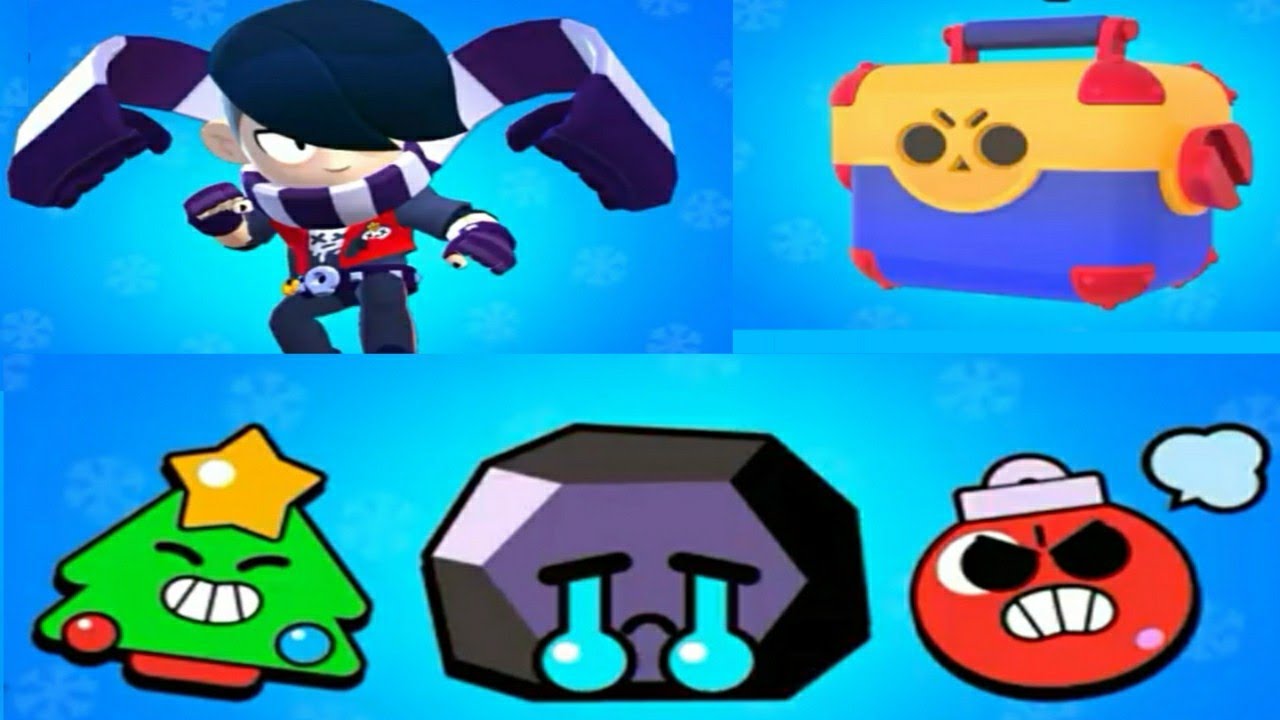Brawlidays Gifts Info | Edgar, Free Skin & Pins - YouTube