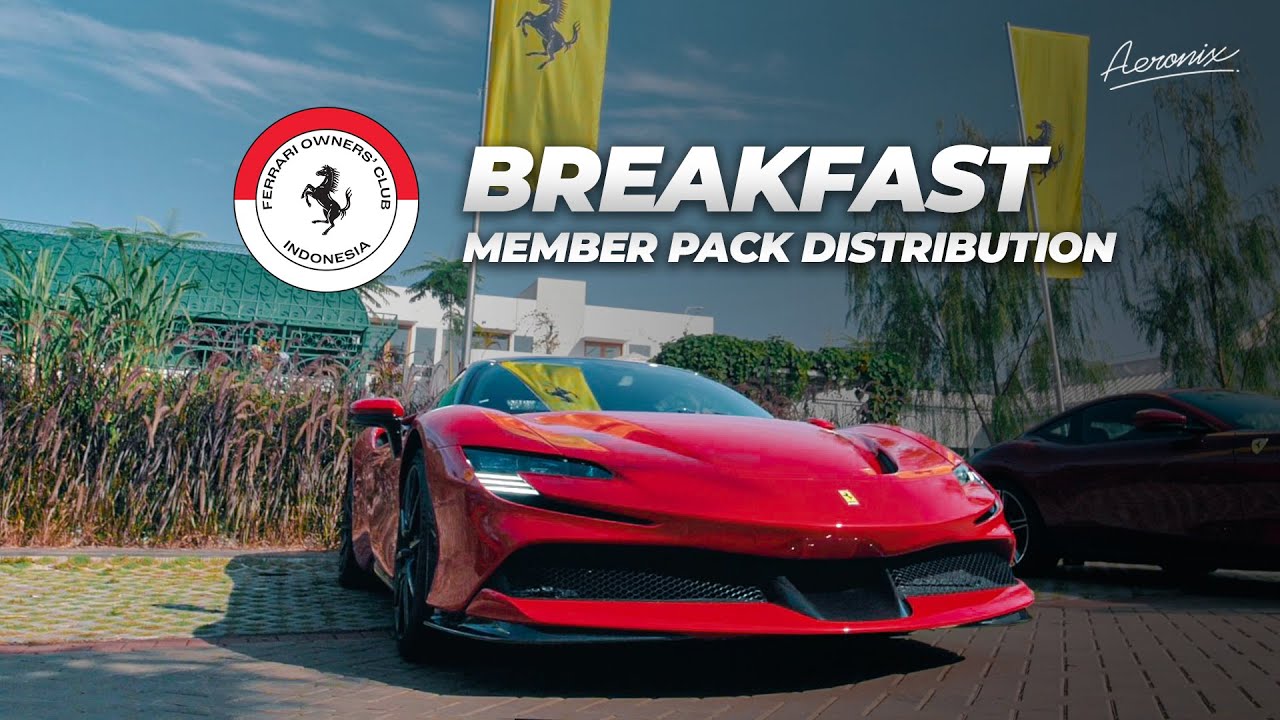 Ferrari Owners Club Indonesia GIOI PIK #Ferrari - YouTube