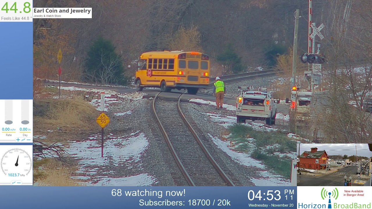 CSX Sets rail on Fire - Downtown Bangor (Full Video) - YouTube