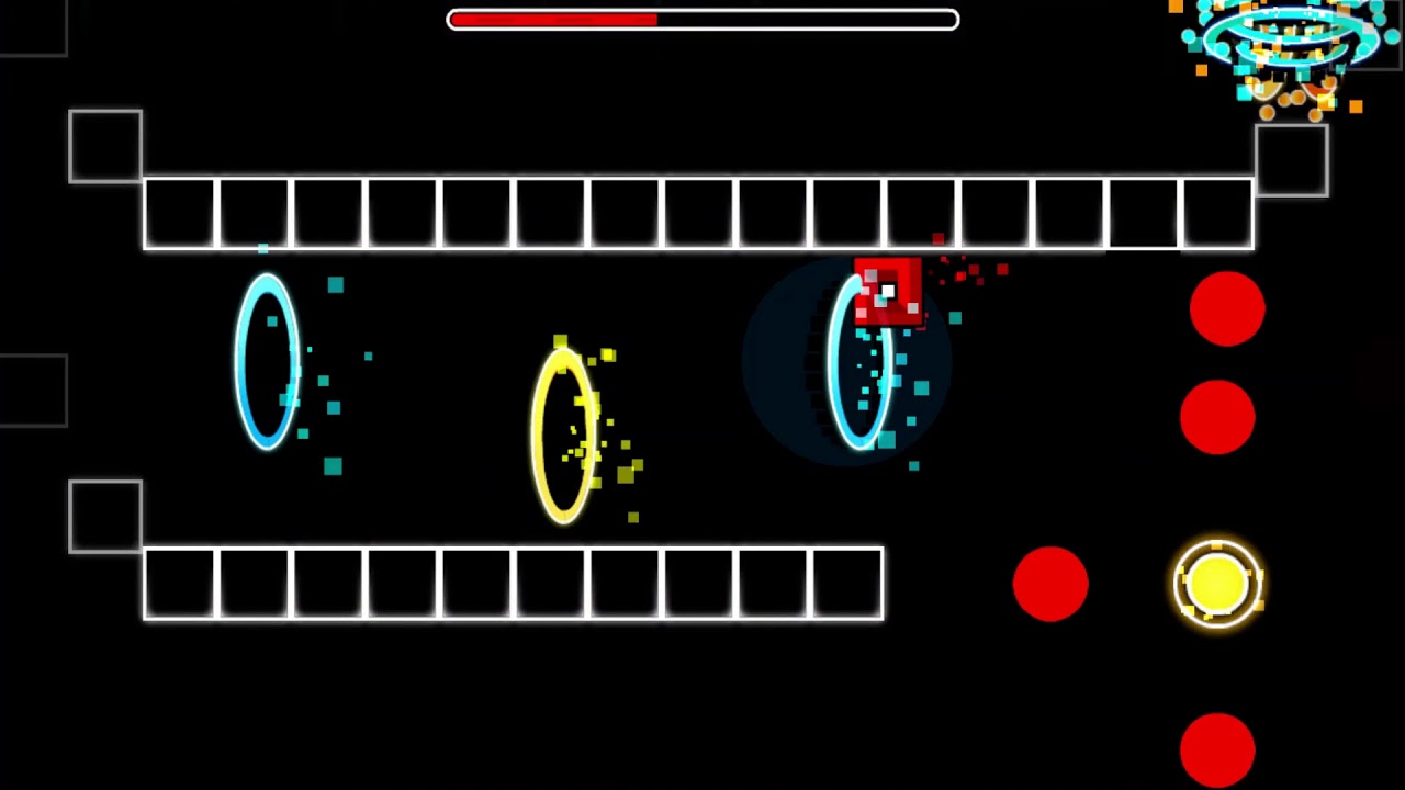 The lighting road 100% Geometry dash - YouTube