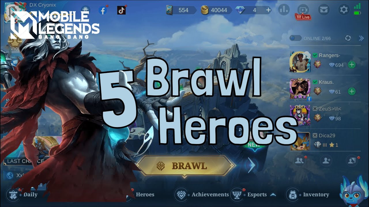 5 Top Heroes to use in Brawl mode! - Mobile Legends - YouTube