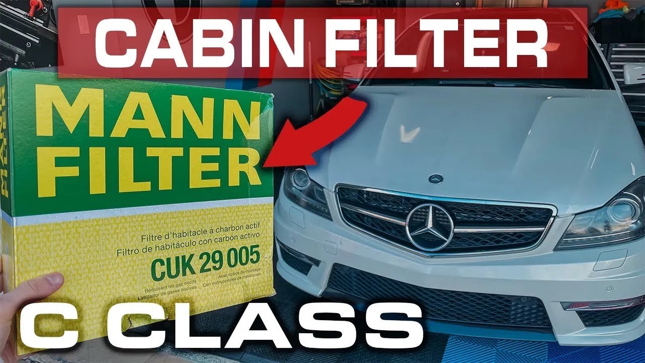 Cabin Filter Replacement | W204 Mercedes C Class C300 C350 C63 - YouTube