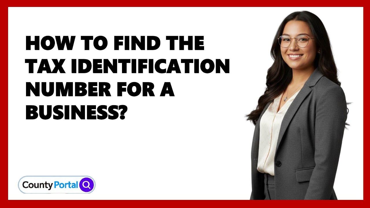 How to Find the Tax Identification Number for a Business? - YouTube