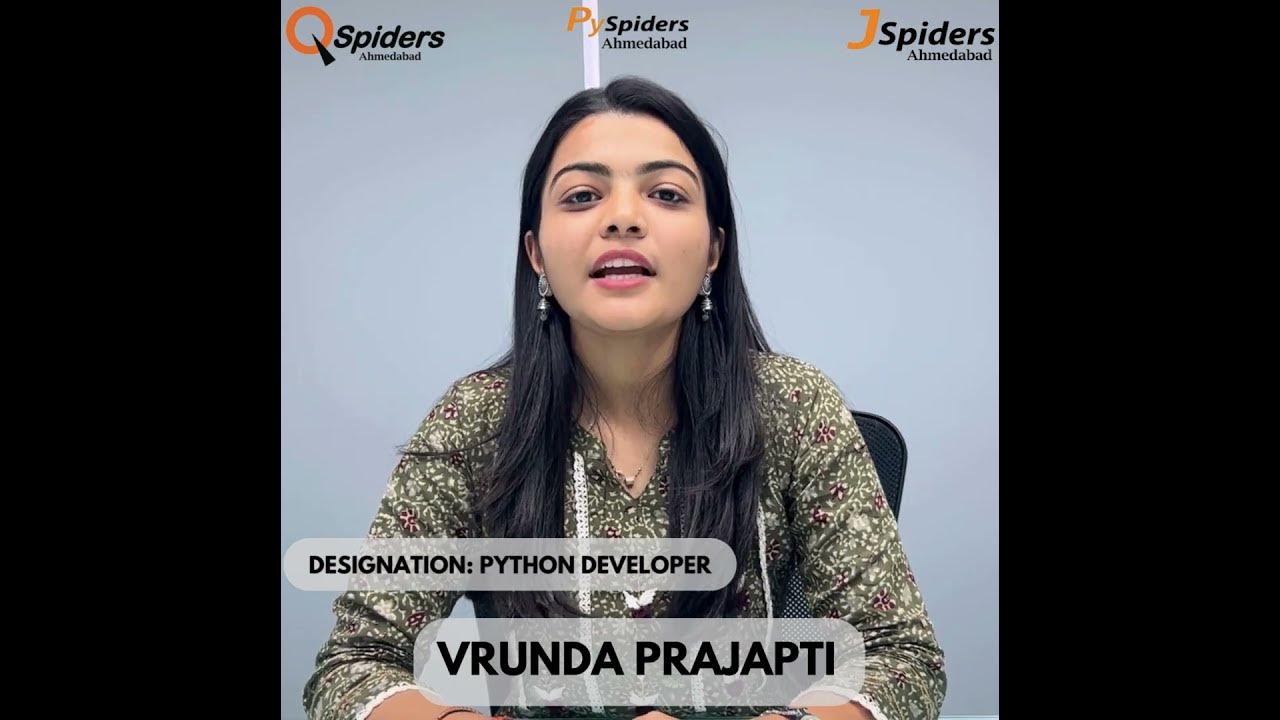Placement Journey of IT graduated as Python Developer QSpiders ...