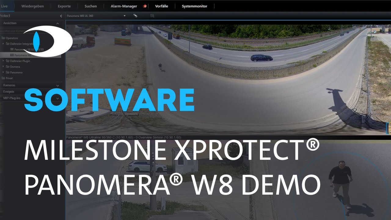 How it Works 005: Milestone Systems & Dallmeier | Demo of Panomera® W8 in Milestone XProtect ...