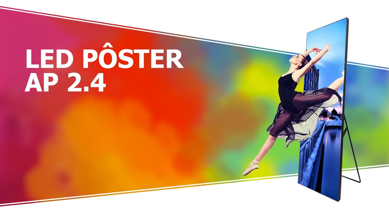 LED PÔSTER AP 2.4 - Absen - Painel de LED - YouTube