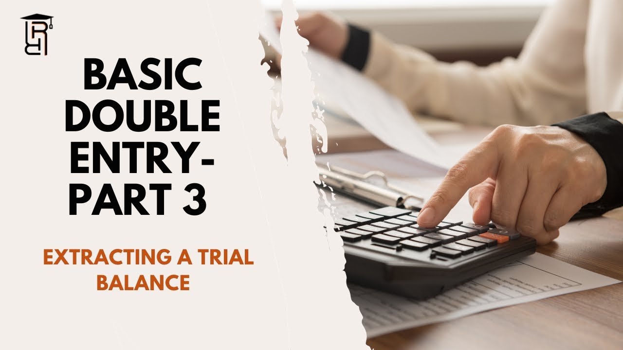 O level/ IGCSE. Part 3: Extracting a trial balance - YouTube