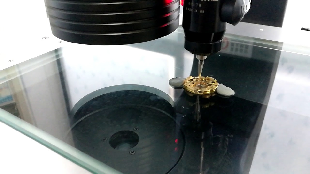 How to measure the watch part by Video measuring machine(VMM) - YouTube