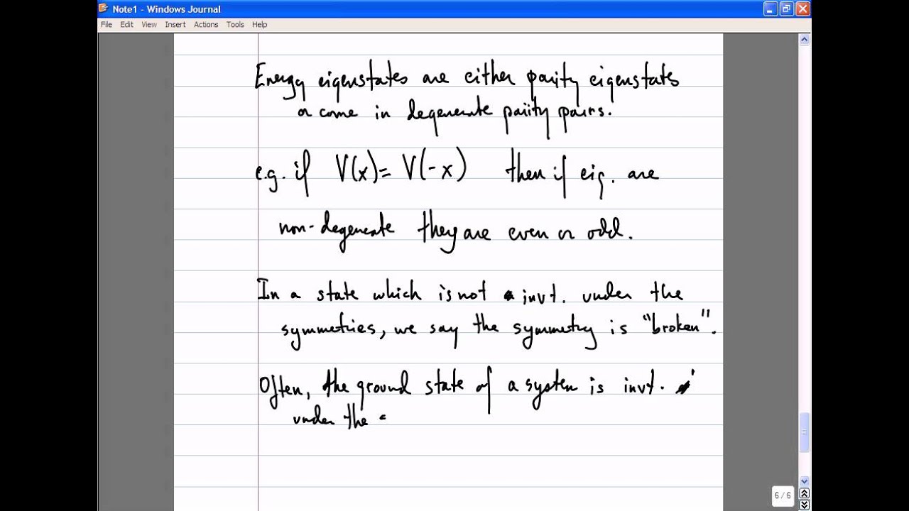 Quantum Theory, Lecture 13: Symmetries. Groups & Representations ...