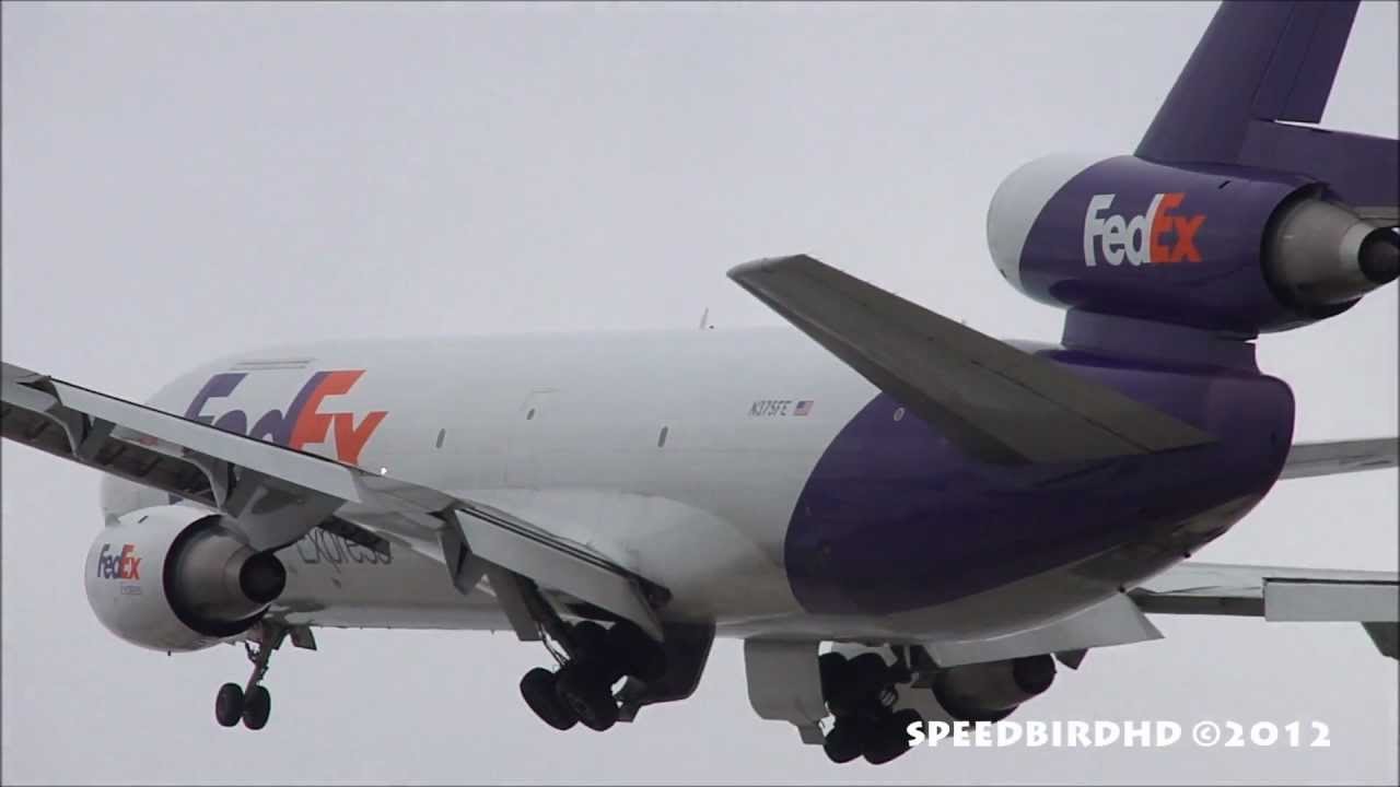 Federal Express McDonnell Douglas DC-10 [N375FE] Takeoff - YouTube