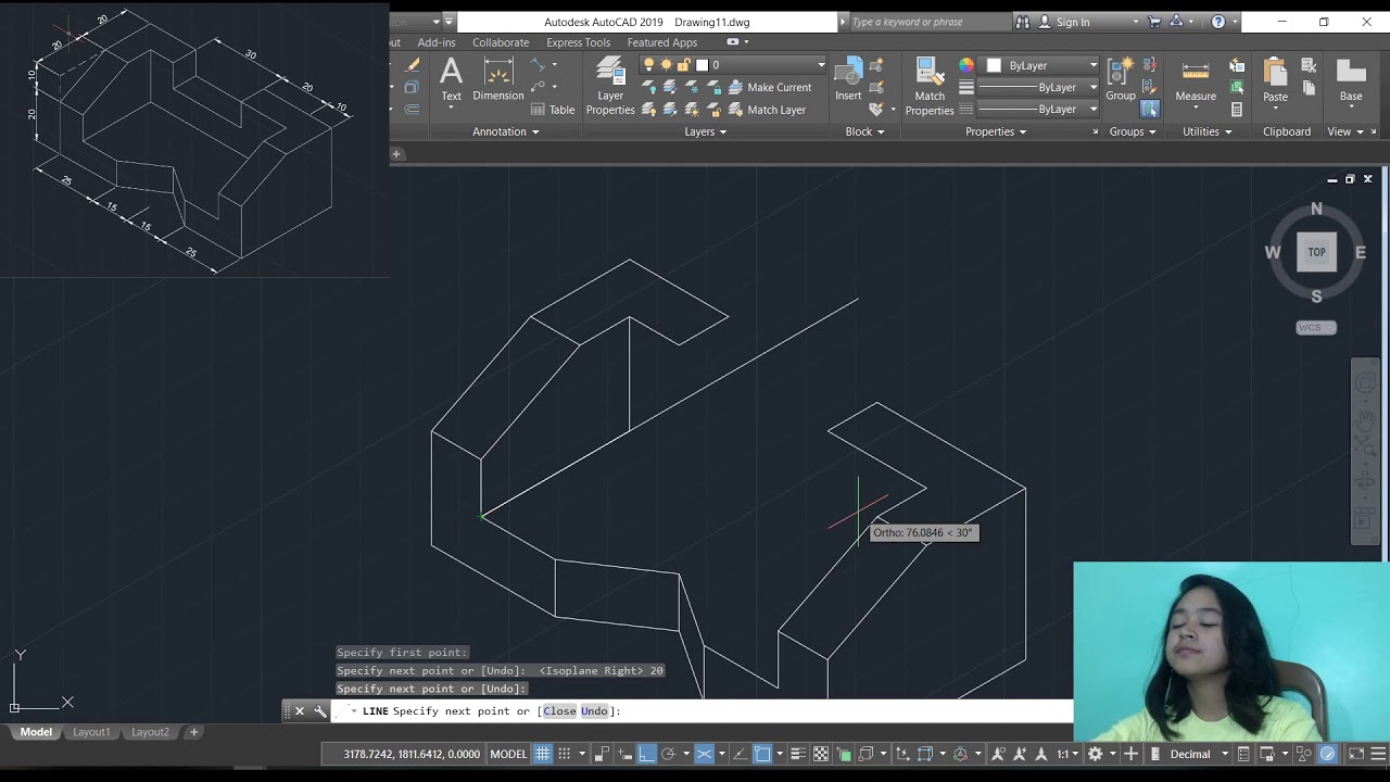 MAKING AN ISOMETRIC BOX USING AUTO CAD (TUTORIAL) - YouTube
