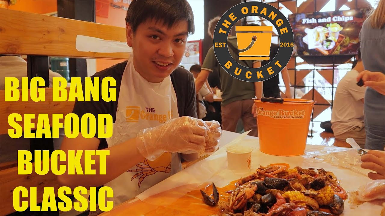 HUGE SERVING Big Bang Seafood Bucket Classic (Crab, Shrimp, Mussels ...